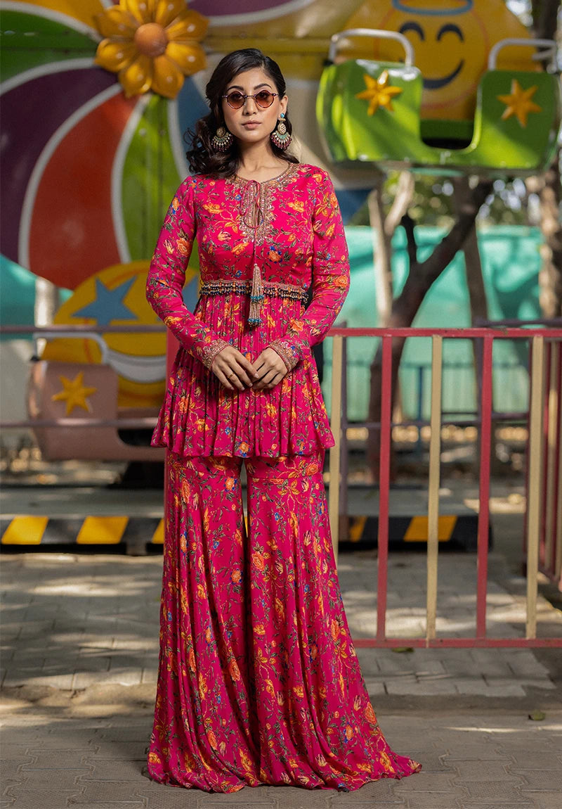 Irya Gharara set by Irrau - Samir Mantri